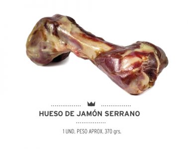 Ham Bones Hueso de Jamón Serrano 370 g Pack 18 unds - DISTRIBUCIONANIMAL